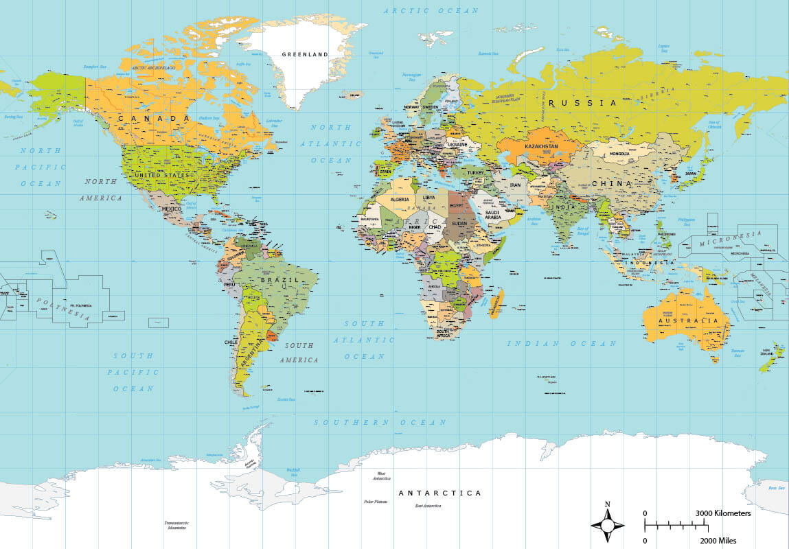 Vector world maps pack (lite edition) – Maptorian