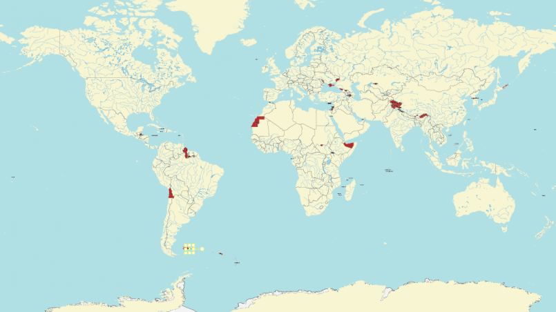 Disputed areas layer – Maptorian