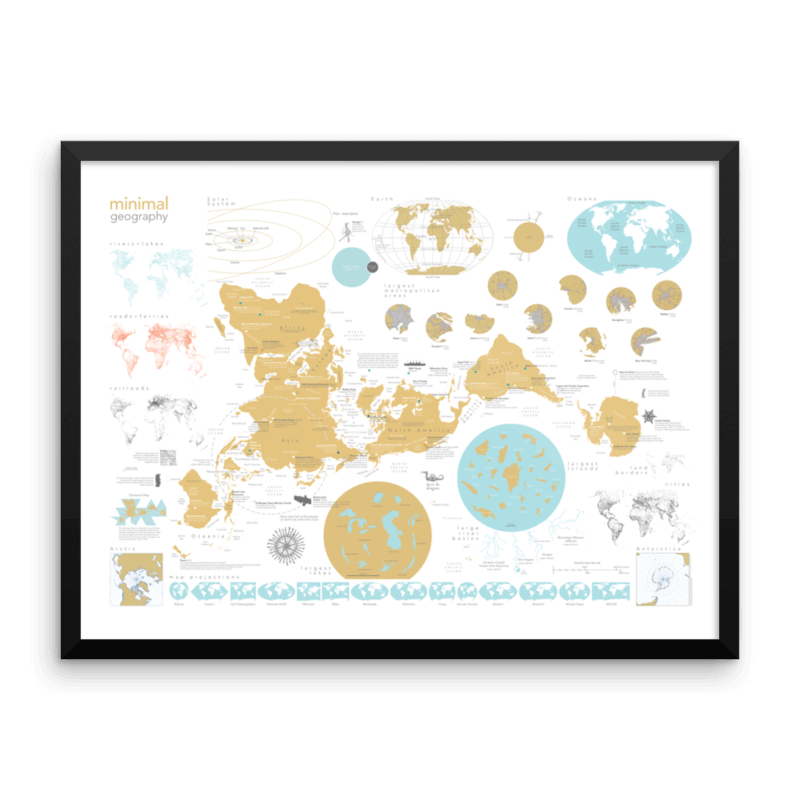 Map posters (Minimal Geography) – Maptorian