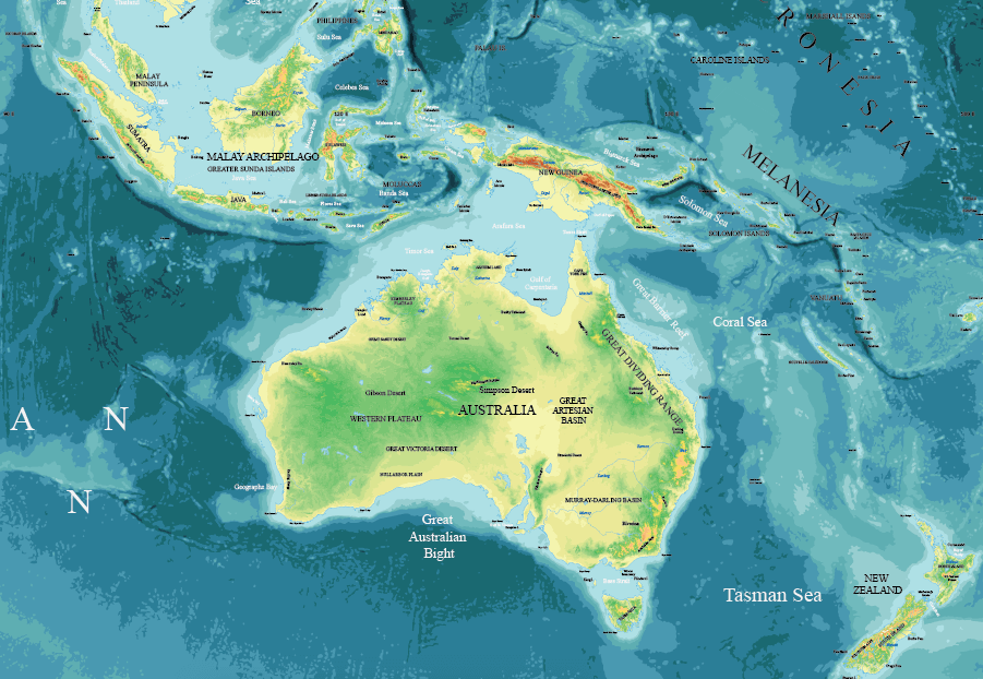 Physical vector maps of the world – Maptorian