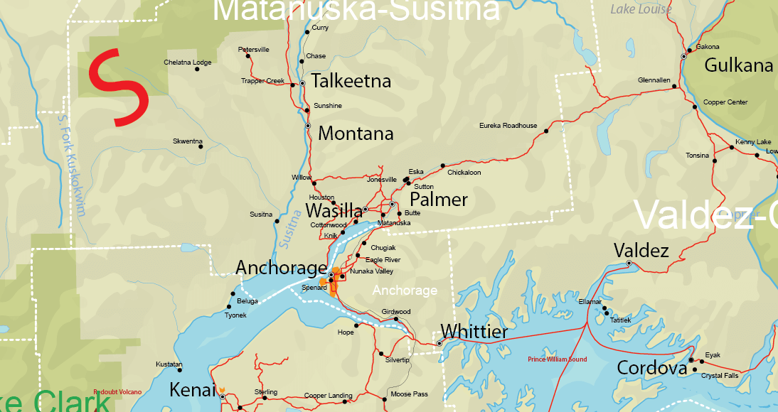 Alaska Vector Map – Maptorian